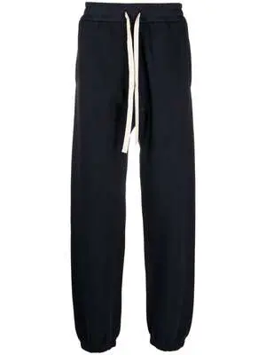 JIL SANDER Drawstring Cotton Track Pants