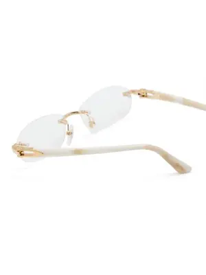 CARTIER Rectangle-frame Glasses