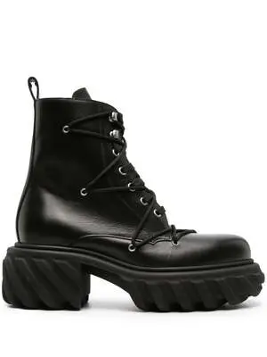 Off-white Chunky Boots For Women
