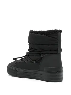 Calvin Klein Drawstring Platform Ankle Boots
