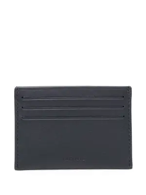 Lacoste Fitzgerald Logo-plaque Leather Cardholder - Blue