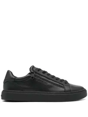 Calvin Klein Debossed Leather Sneakers