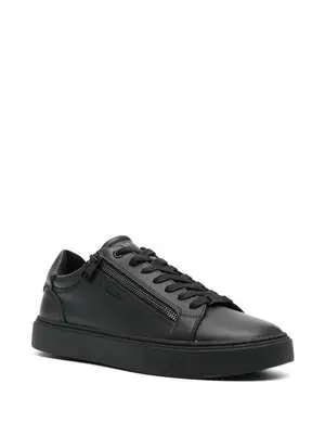 Calvin Klein Debossed Leather Sneakers