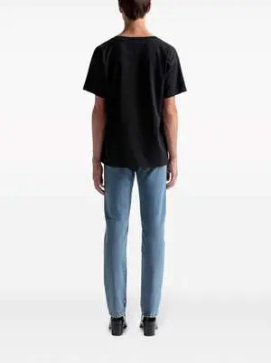 Bally Metallic-logo Cotton T-shirt - Black