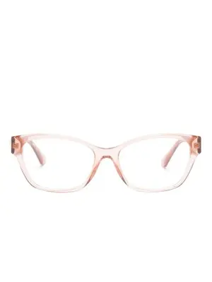 Versace Medusa Plaque Cat-eye Glasses - Pink