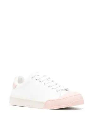 Marni Dada Bumper Leather Sneakers - White