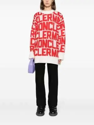 Moncler Logo-jacquard Wool Jumper