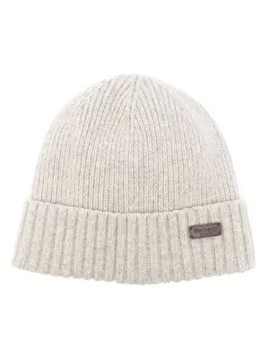 Barbour Carlton Ribbed-knit Beanie - Grey