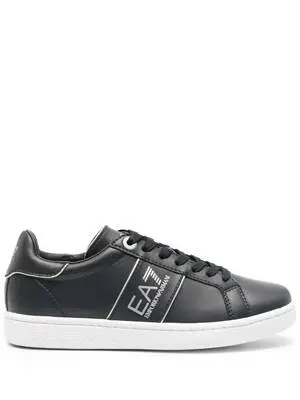 EA7 Classic Leather Sneakers - Blue