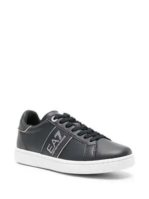 EA7 Classic Leather Sneakers - Blue