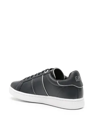 EA7 Classic Leather Sneakers - Blue