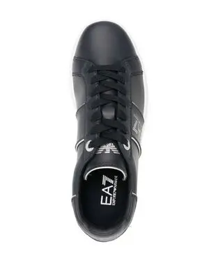 EA7 Classic Leather Sneakers - Blue