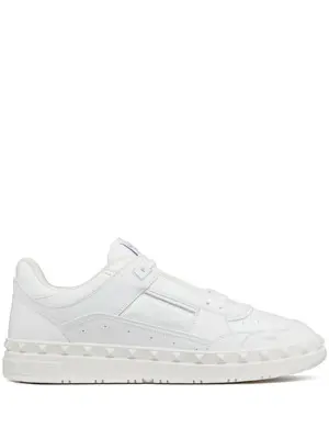 Valentino Garavani Calf Leather Sneakers - White