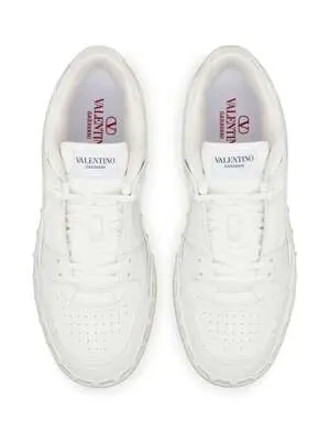 Valentino Garavani Calf Leather Sneakers - White