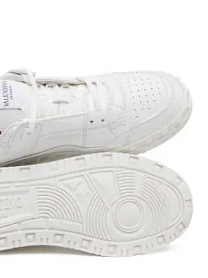 Valentino Garavani Calf Leather Sneakers - White