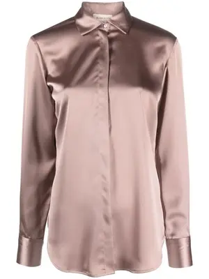 Blanca Vita Curved Hem Shirts For Women