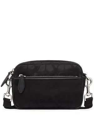 Valentino Garavani Toile Iconographe Shoulder Bag - Black