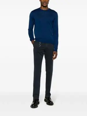 Paul & Shark Logo-charm Cotton Chinos - Blue
