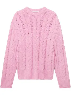 Stella McCartney Cable-knit Long-sleeve Jumper