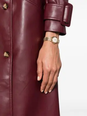 Ferragamo Soft Square Bracelet Watch - White | Editorialist display picture 1