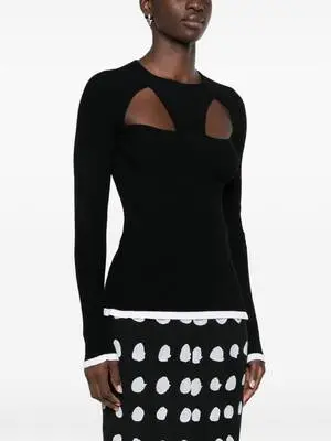 MSGM Logo Intarsia Jumper