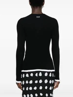 MSGM Logo Intarsia Jumper