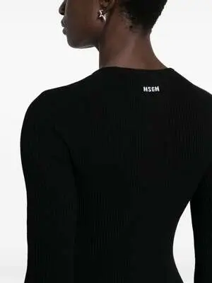 MSGM Logo Intarsia Jumper