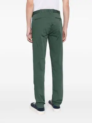 Lacoste Mid-rise Slim-cut Trousers - Green