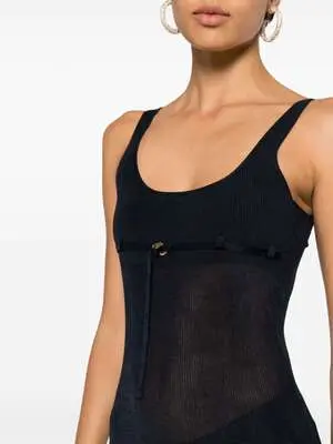 Jacquemus La Robe Maille Oranger Dress - Blue