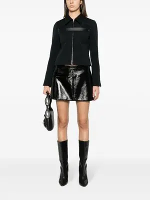 COURREGES High-shine Mini Skirt