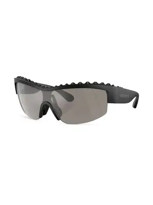 SWAROVSKI Pavé Crystal-embellished Sunglasses - Black