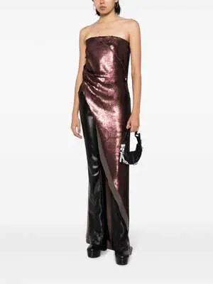 Rick Owens Luxor Sequin Top - Brown