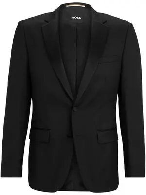 Hugo Boss Huge Slim-fit Tuxedo Jacket - Black