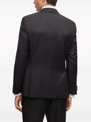 BOSS Huge Slim-fit Tuxedo Jacket - Black