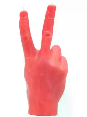 CANDLEHAND Hand Gesture Candle Victory - Red