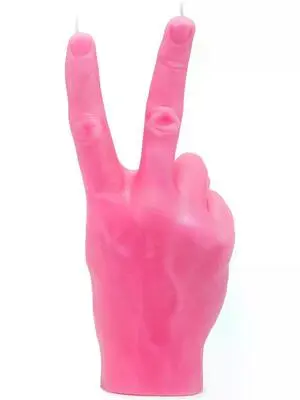 CANDLEHAND Hand Gesture Candle Victory - Pink