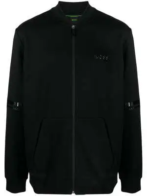 BOSS Logo-print Cotton Jacket