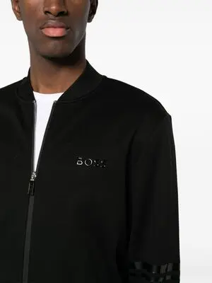 BOSS Logo-print Cotton Jacket