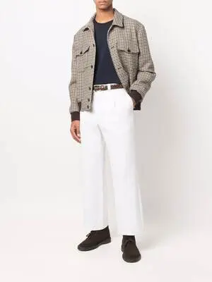 John Smedley Marcus Crew-neck Knitted Jumper - Blue