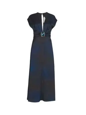 Silvia Tcherassi Silvia Tcherassi Women's Emmeline Midi Dress In Navy - Navy