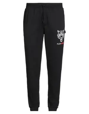 PLEIN SPORT Pants Size Cotton, Polyester - Black