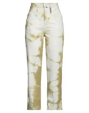 High Tapered Two-tone Jeans