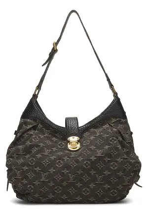LOUIS VUITTON Monogram Denim Shoulder Bag