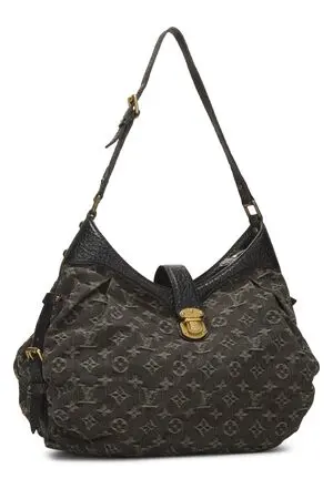 LOUIS VUITTON Monogram Denim Shoulder Bag