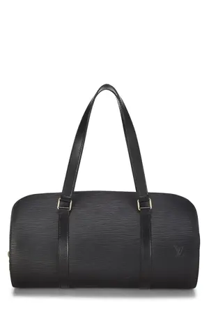 LOUIS VUITTON Epi Soufflot & Mini Set - Black