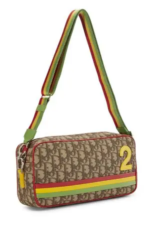 Dior Rasta Trotter Canvas Crossbody Bag
