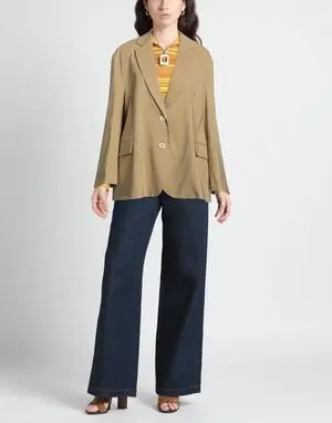 Erika Cavallini Single-breasted Blazer - Beige