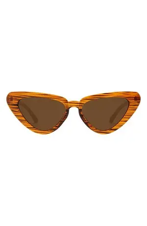 FIFTH & NINTH Freya Cat Eye Sunglasses - Torte/ Lime