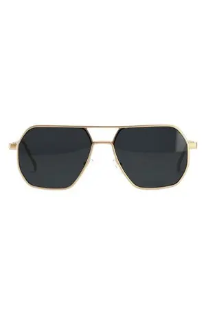 FIFTH & NINTH Nola Aviator Sunglasses - Black/ Gold