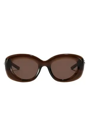FIFTH & NINTH Bianca Polarized Round Sunglasses - Brown